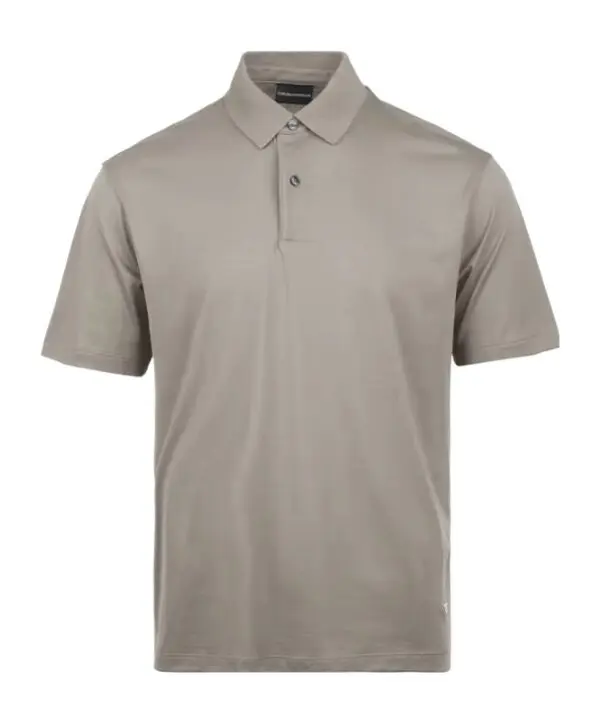 Emporio Armani Short-sleeved Polo Shirt - Gray
