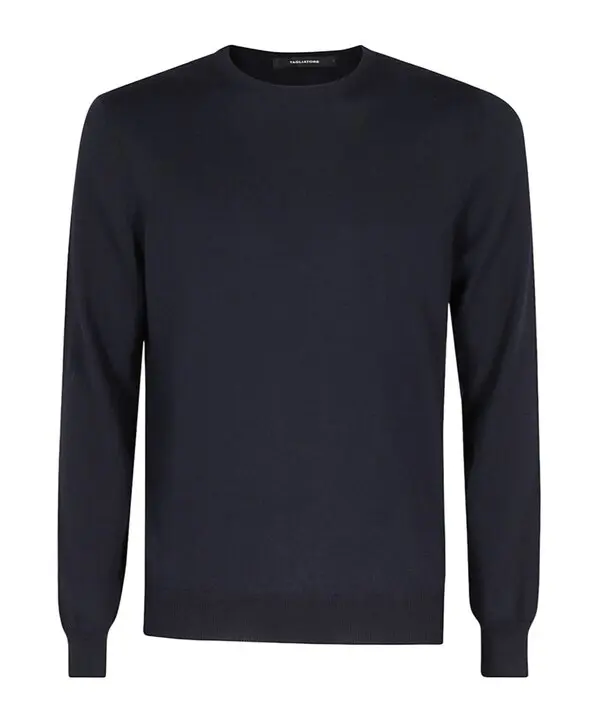 Tagliatore Long-sleeved Crew Neck Sweater