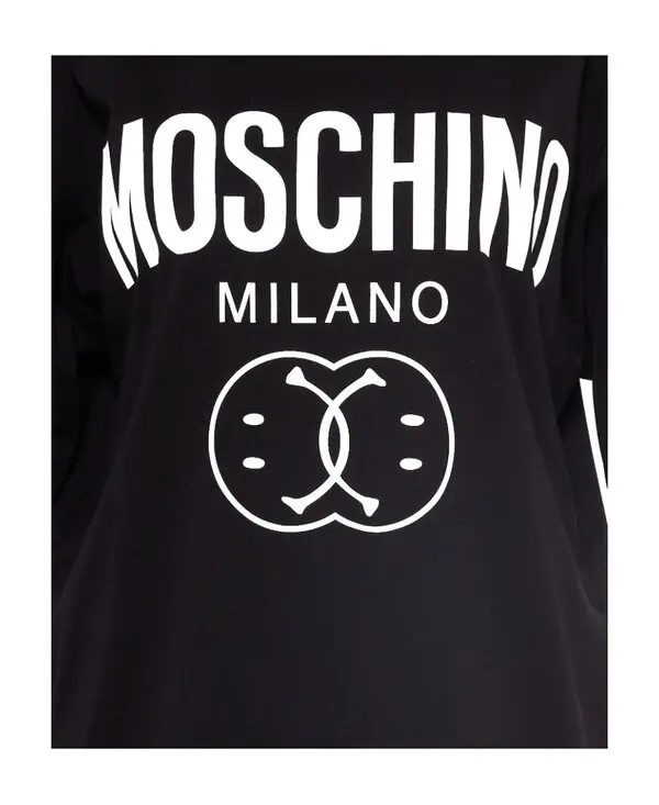 Moschino Round Collar Logo T-shirt
