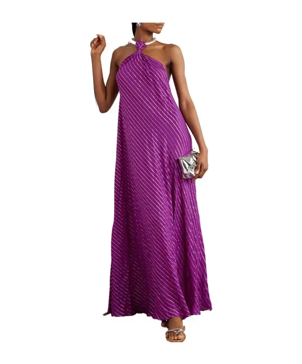 Johanna Ortiz Casual Halter-neck Dress