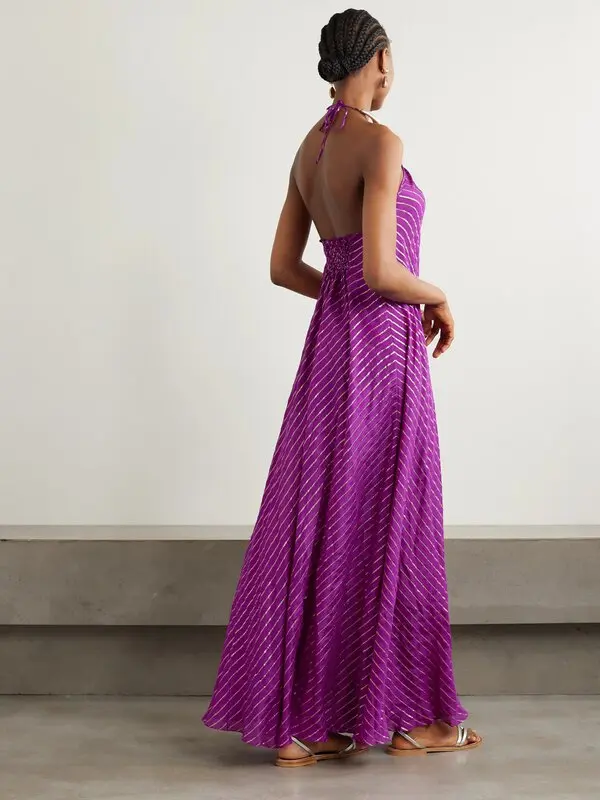Johanna Ortiz Casual Halter-neck Dress