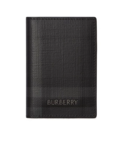 Burberry City Check Folding Card Case