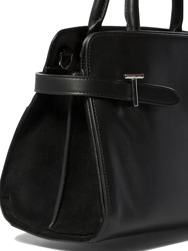 LE TANNEUR Structured Top Handle Tote Bag