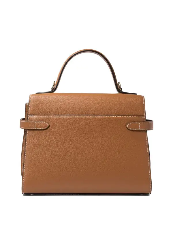 LE TANNEUR Structured Top Handle Tote Bag