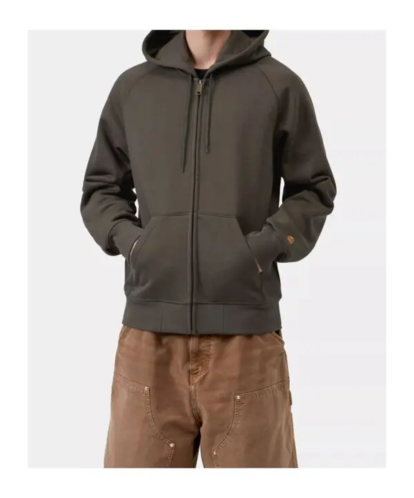 Carhartt Work In Progress Hooded Chase Jacket - Ash Heather