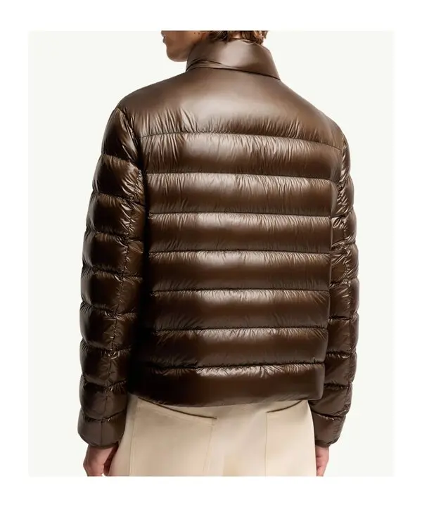 Moncler Sergesta Packable Short Down Jacket - Dark Brown