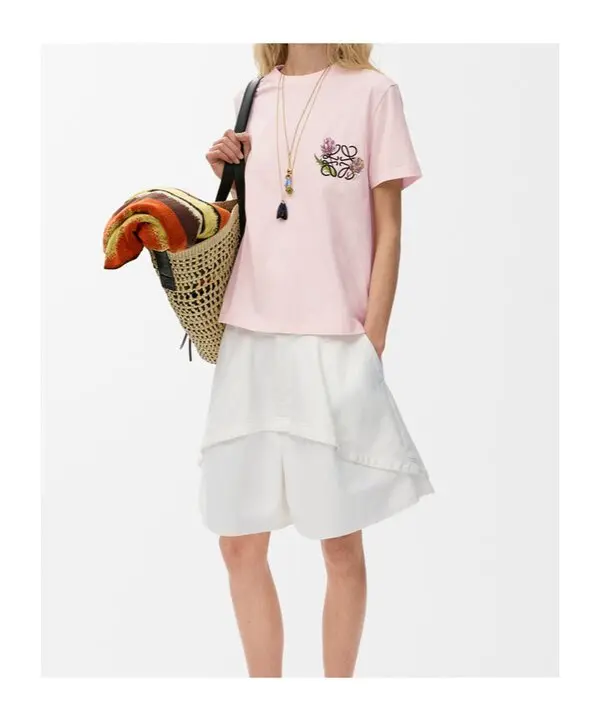 Loewe Regular Fit T-shirt In Cotton