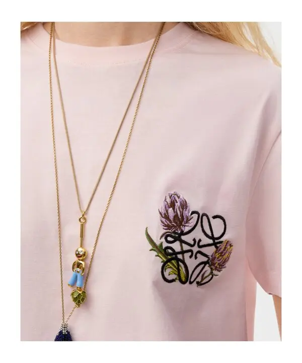 Loewe Regular Fit T-shirt In Cotton
