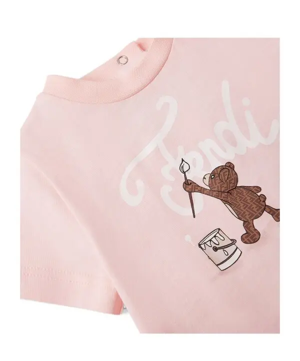 Fendi Teddy-bear Print T-shirt