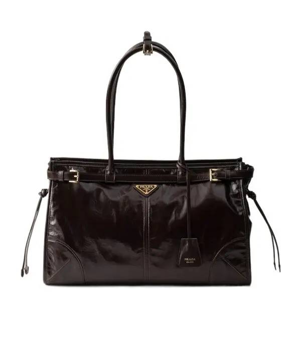 Prada Large Bonnie Large Leather Handbag