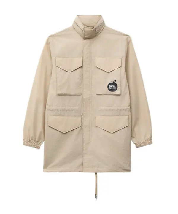 Kenzo Sounds Mid-length Windbreaker Jacket
