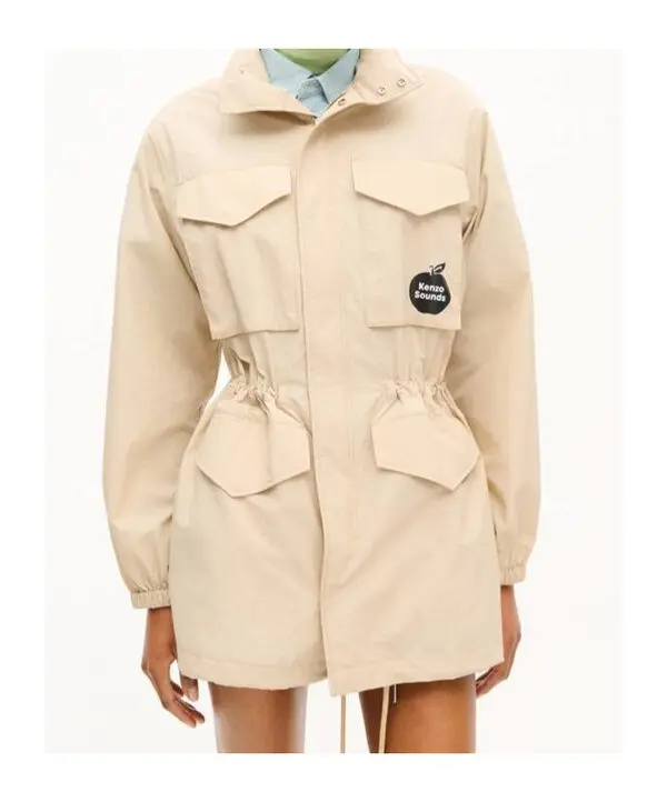 Kenzo Sounds Mid-length Windbreaker Jacket