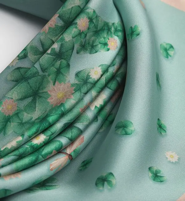 Dior Water Lily 90 Square Scarf
