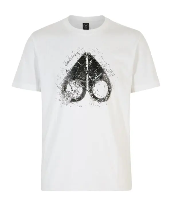Moose Knuckles Logo Printed Crewneck T-shirt