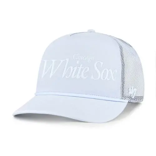'47 Chicago White Sox Foundation Script Hitch Adjustable Trucker Hat - Light Blue