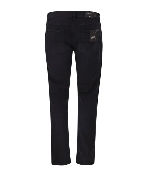7 For All Mankind Slimmy Tapered Low Jeans In Denim