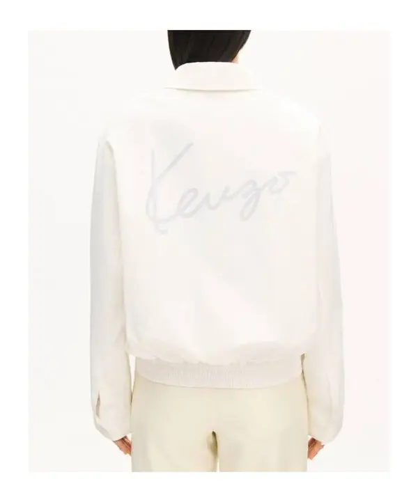Kenzo Signature Coach Jacket - Off-white