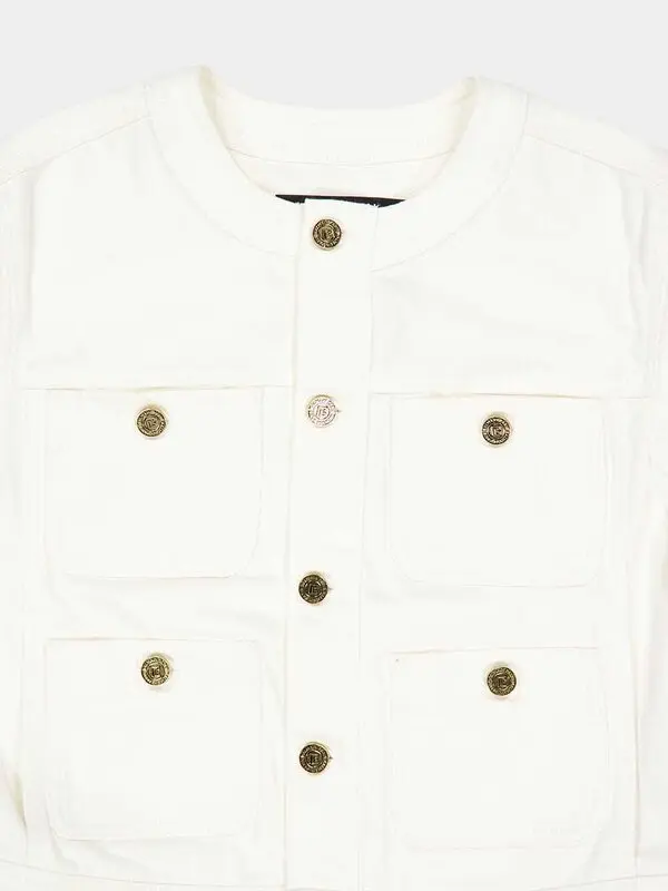 Balmain Patch-pocket Denim Jacket