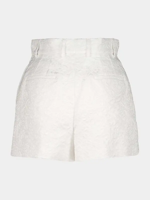 Dolce & Gabbana Dolce Gabbana Floral Jacquard Shorts