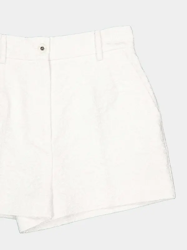 Dolce & Gabbana Dolce Gabbana Floral Jacquard Shorts