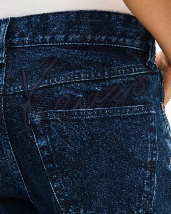 Kenzo Signature' Straight Pants In Japanese Denim