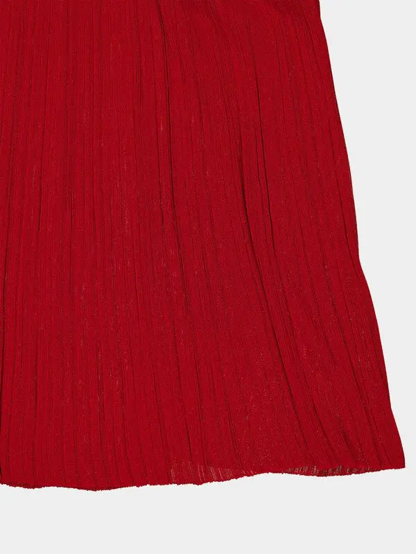 Balmain Pleated Maxi Skirt