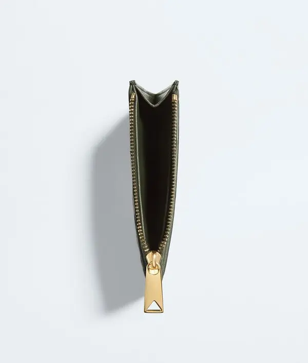 Bottega Veneta Woven Zipper Card Holder