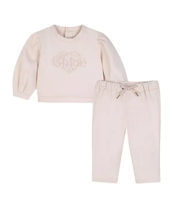 Chloé Logo-print Cotton Tracksuit Set