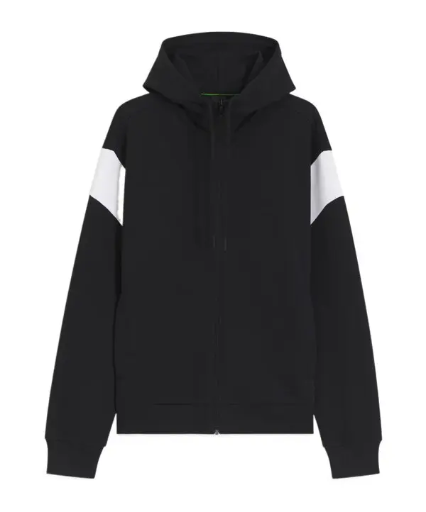Hugo Boss Regular-fit Zip-up Sweatshirt In Spacer Pique