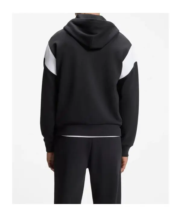 Hugo Boss Regular-fit Zip-up Sweatshirt In Spacer Pique
