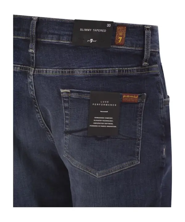 7 For All Mankind Slimmy Tapered Luxe Performance Stretch Denim Jeans