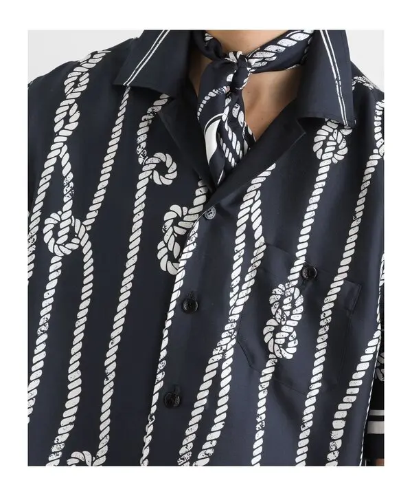 Dolce & Gabbana Dolce Gabbana Marina-printed Twill Hawaii Shirt - Black