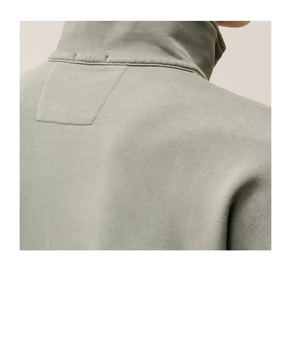 C.P. COMPANY Lens-detail Quarter-zip Sweatshirt