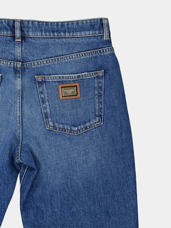 Dolce & Gabbana Dolce Gabbana Wide-leg Mid-rise Jeans