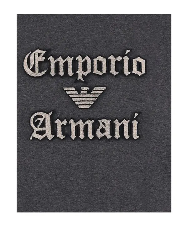 Emporio Armani Logo-embroidered T-shirt