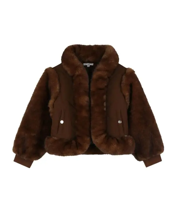 Chloé Faux-fur Trim Quilted Jacket