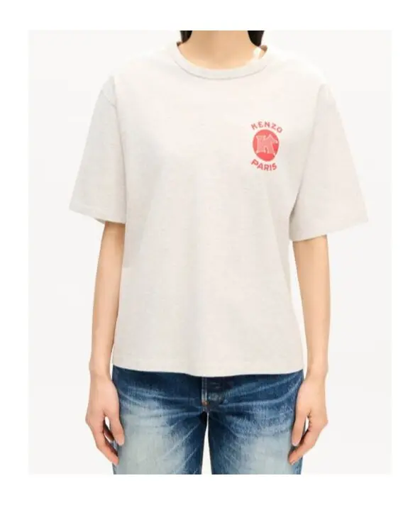 Kenzo Emblem' Loose T-shirt In Cotton