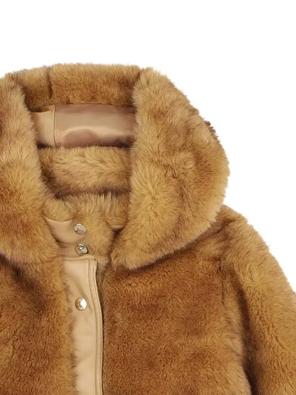 Chloé Faux-fur Hooded Coat
