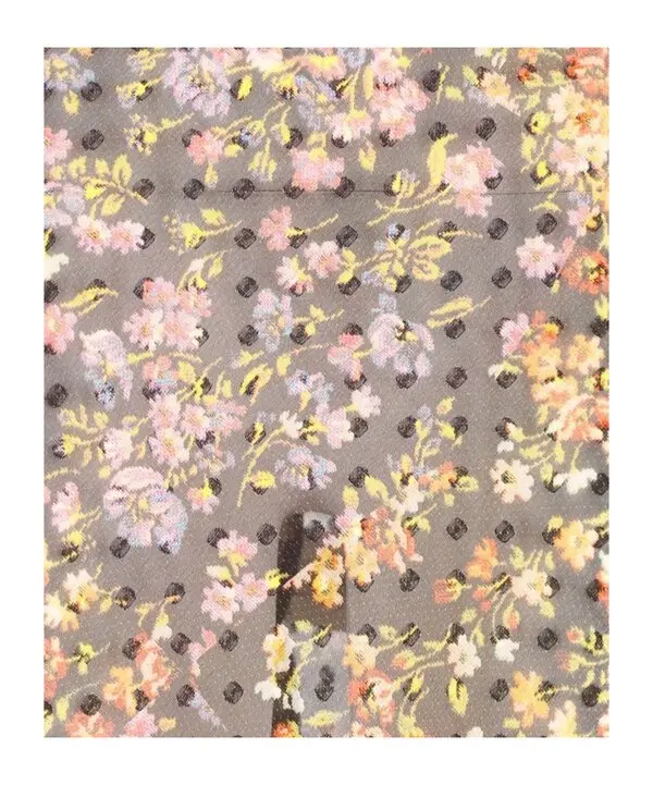 Dries Van Noten Floral Patchwork Jacquard Midi Skirt