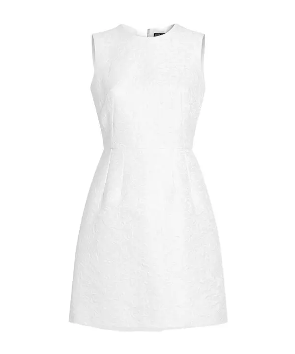 Dolce & Gabbana Dolce Gabbana Floral Jacquard Mini Dress