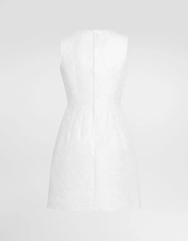 Dolce & Gabbana Dolce Gabbana Floral Jacquard Mini Dress