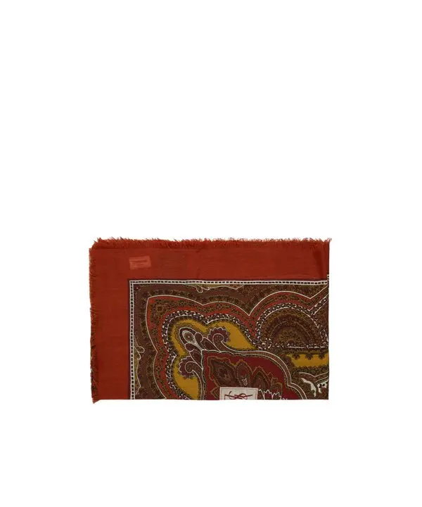 Saint Laurent Patterned Scarf - No