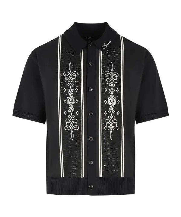 Amiri Ma Logo Embroidered Sweater