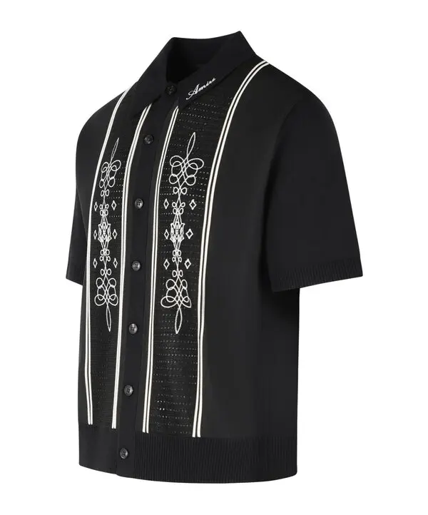 Amiri Ma Logo Embroidered Sweater