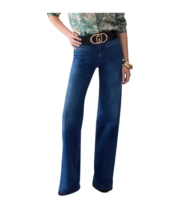 Liu Jo Stonewash Flare Jeans