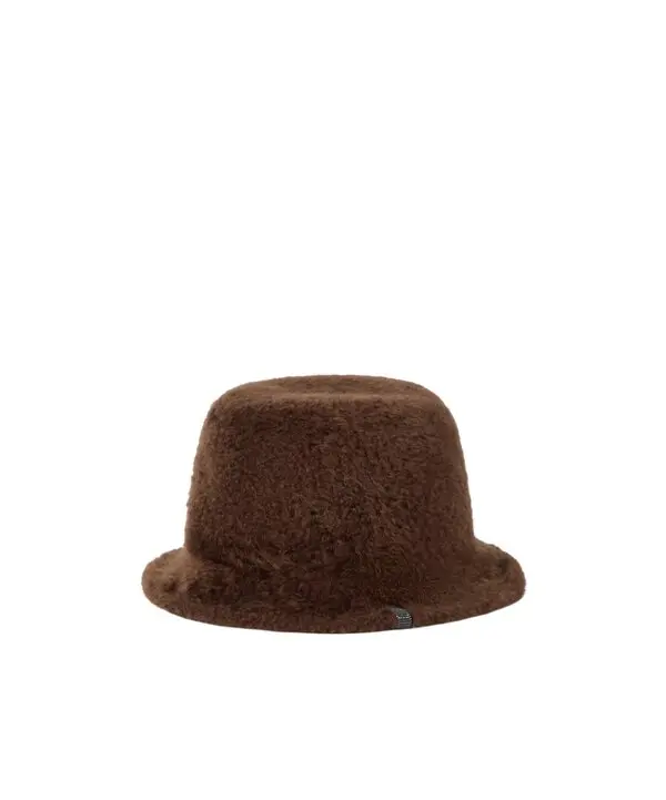Brunello Cucinelli Plush Bucket Hat - Brown