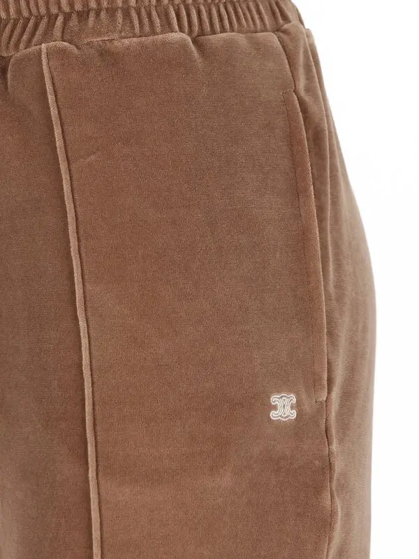 Celine Drawstring Casual Pants - Brown