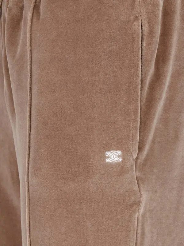 Celine Drawstring Casual Pants - Brown