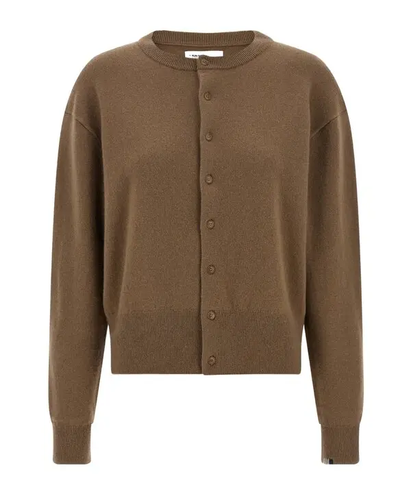 Extreme Cashmere Long-sleeve Cardigan
