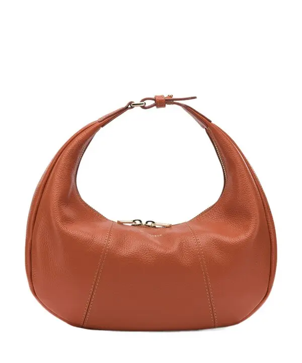 LE TANNEUR Curved Hobo Shoulder Bag